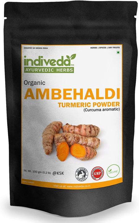 Organic Ambehaldi (Curcuma Aromatic) Powder 100 g | Daraz.pk