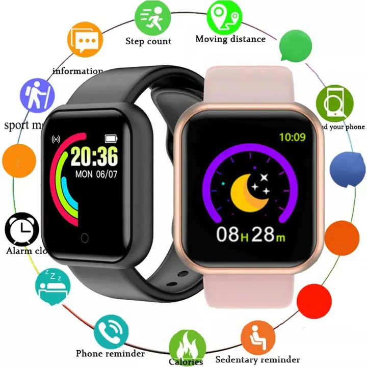 Smart Watch Message Remind Music Control Calorie Distance Fitness ...