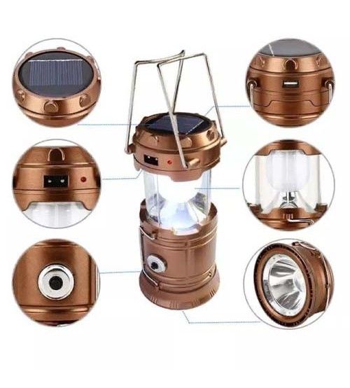Led Camping Lantern Rechargeable Solar Lantern Collapsible Bright Lamp ...