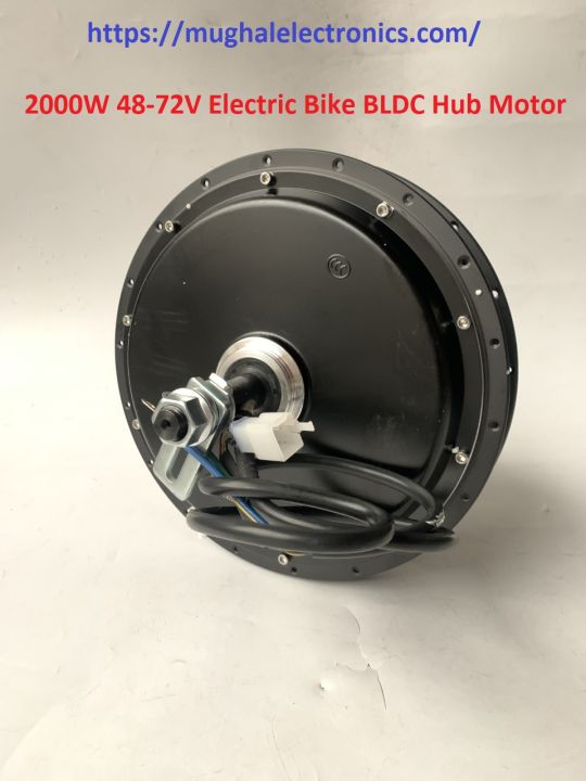 2000W 48-72V BLDC Hub Motor for Electric Bike with Drum Brake System ...