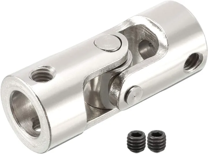 1pcs 8mmx8mm Metal steering universal joint coupling cross coupler rod ...