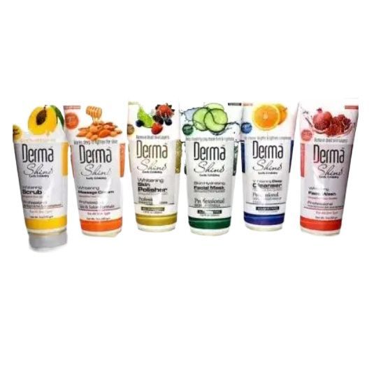 Derma Facial Kit Pack of 6 Facial kit (70 Gram each) | Daraz.pk