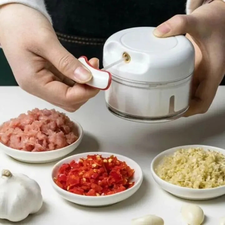 Mini Garlic Chopper Multifunctional Hand Held Vegetable Chopper Hand ...