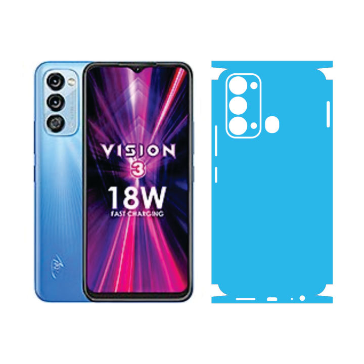 Back Paper For Itel Vision 3 Self Adhesive Lamination Anti-Stain 0008 ...