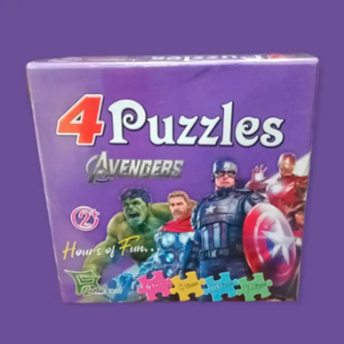 One BOX with Four Puzzles: An Avengers Learning Activity | Daraz.pk