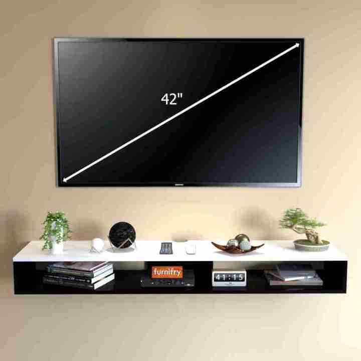 Led tv shelf Wall mounted Lcd racks Wall Mounted Media Console Floating ...