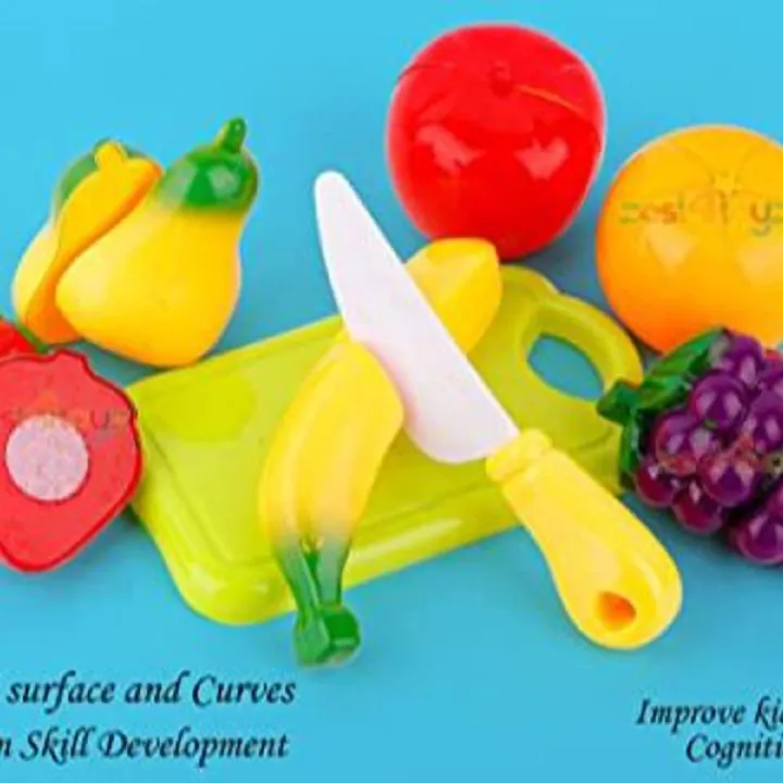 12PC Cutting Fruit Vegetable Pretend Play Children Kid Educational ...