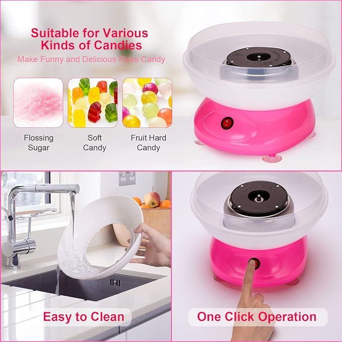 Super Cotton Candy Machine, Cotton Candy Makers for Kids Birthday ...