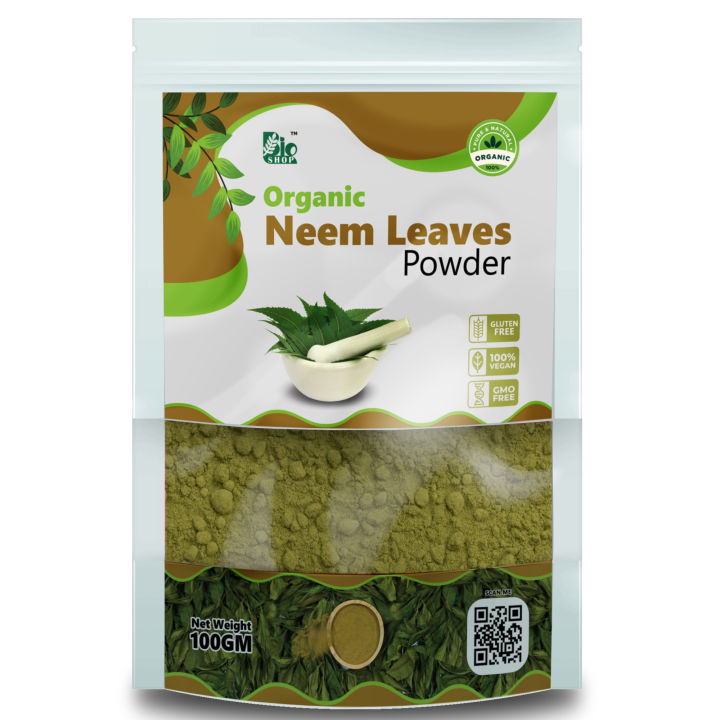 Organic Neem Powder - 100% Pure Neem Leaves Powder 100gm | Daraz.pk