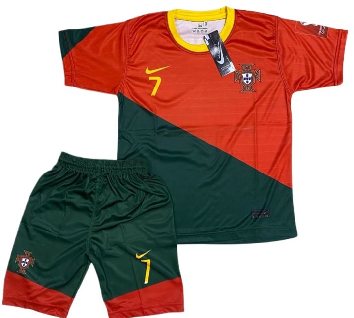 Ronaldo Portugal football soccer Full Kit For Kids | FIFA | Daraz.pk