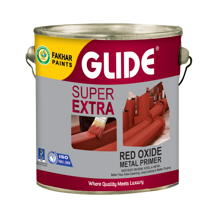 Glide Super Extra Red_O_xide Primer for metal surface | Quarter ...