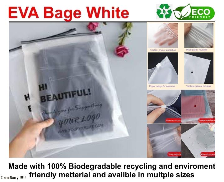 EVA Frosted Garment Packing Bags | Daraz.pk