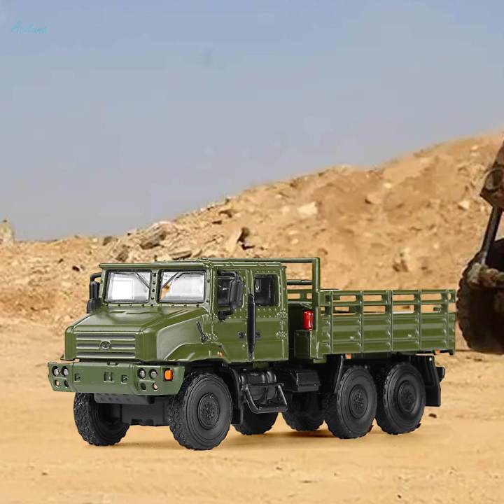 1:64 Scale Lorry Truck Vehicles Toy Ornament High Details Scene Layout ...