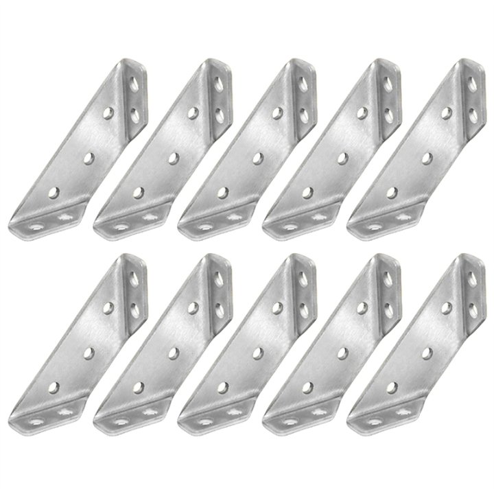 10PCS Furniture Corner Connector Angle Corner Brackets Angle Fasten ...