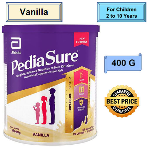 Pediasure Vanilla 400G Triplesure Complete Balanced Nutrition to help kids grow Nutritional ...
