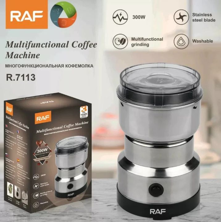 Electric Grinder, RAF Electric Mini Grinder Machine For Kitchen, Coffee ...