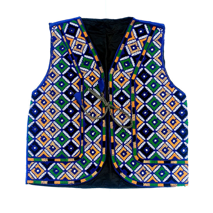 Pakistani Sindhi Traditional & Cultural Party Wear Waistcoat Koti for ...