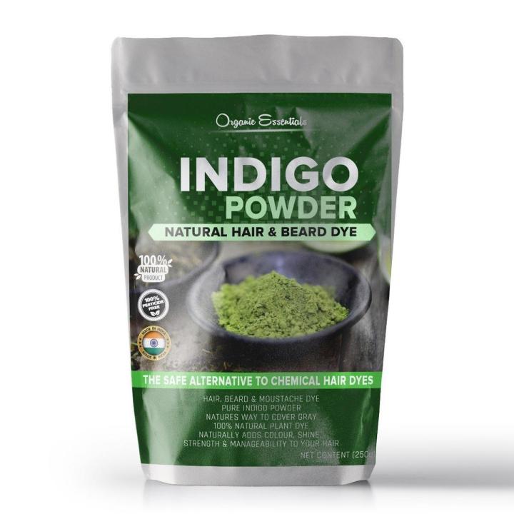 Indigo Herbal Hair & Beard Colour Powder (Large) 250 g | Daraz.pk