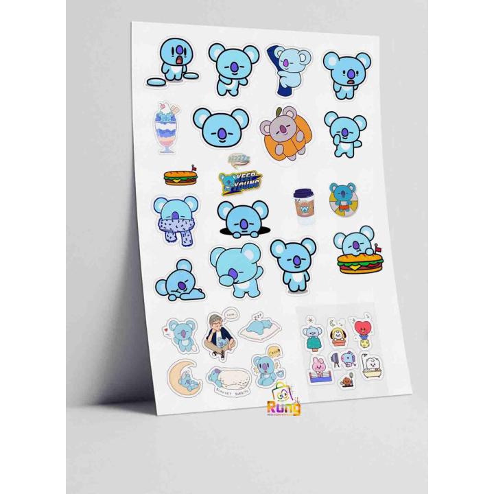 Koya Bt21 Sticker Sheet | Daraz.pk
