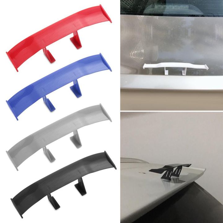Auto Supply Black/ White/ Red/ Blue/ Grey ABS Rear Trunk Wing Mini ...