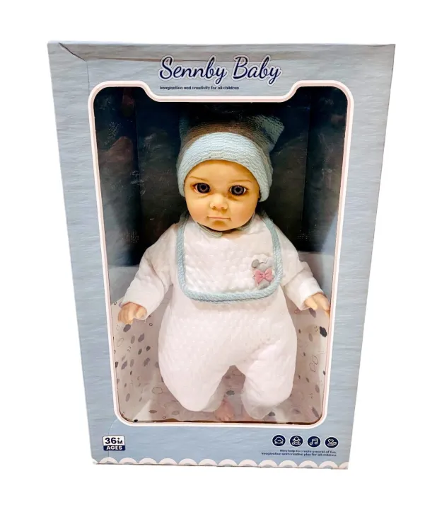 Cute Soft Body Baby Doll, Sennby baby Doll Suitable for Children Aged 3 ...