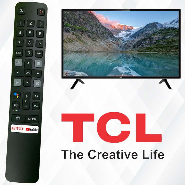 Tcl Smart Led Tv Remote Control Without Voice Command With Netflex