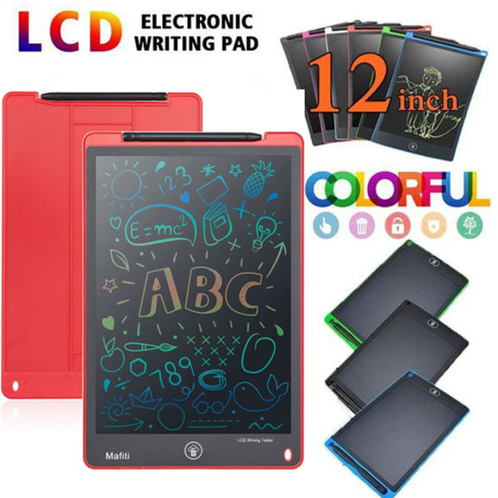 Colorful LCD Drawing Tablet: Eraseable E-writer for Kids & Adults ...