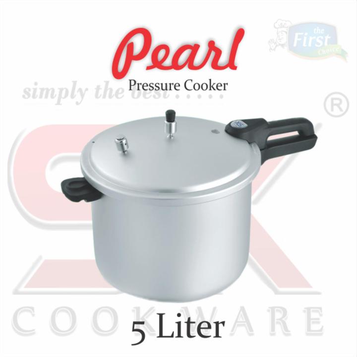 SK Cookware Aluminum Pressure Cooker with Easy Grip Handle - Pearl ...