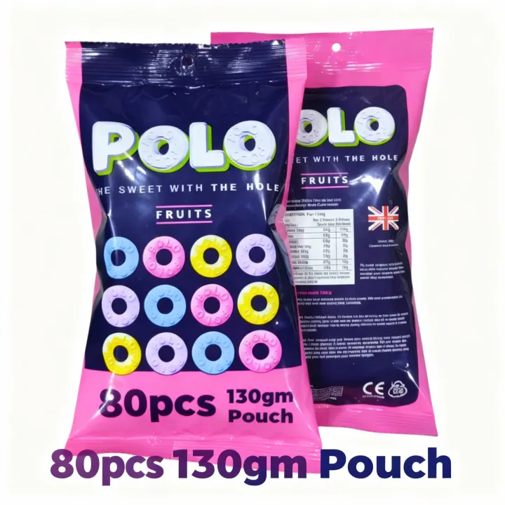 Original INDONESIA POLO Fruit Mints Candy Pouch 130g (80pcs) - Fruit ...