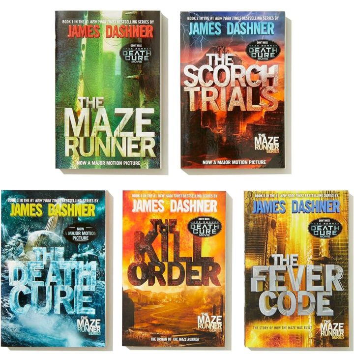 The Maze Runner Series Complete Collection (5-Books) (Quality Books ...
