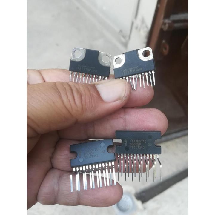 Pack of 4 - 2 pcs IC TA 7270 (TA7270P Dual Audio Power Amplifier 5.8W ...