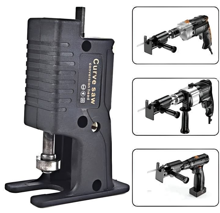 Portable jigsaw attachment for drill machine easy to use and connect ...