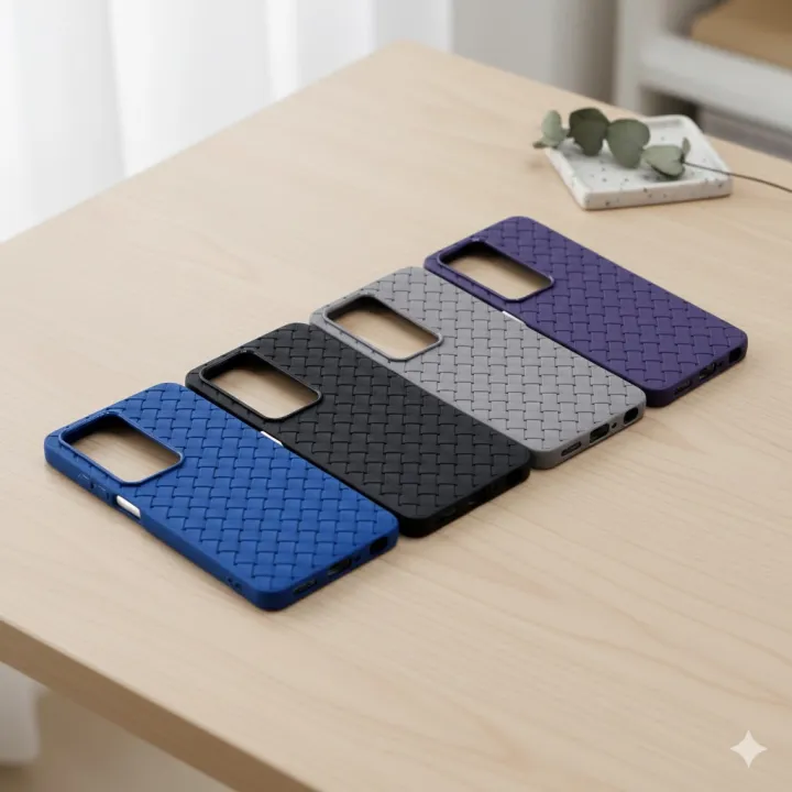 Oppo A5 2025 Cube Texture Soft Silicone Phone Shell Full Protection ...