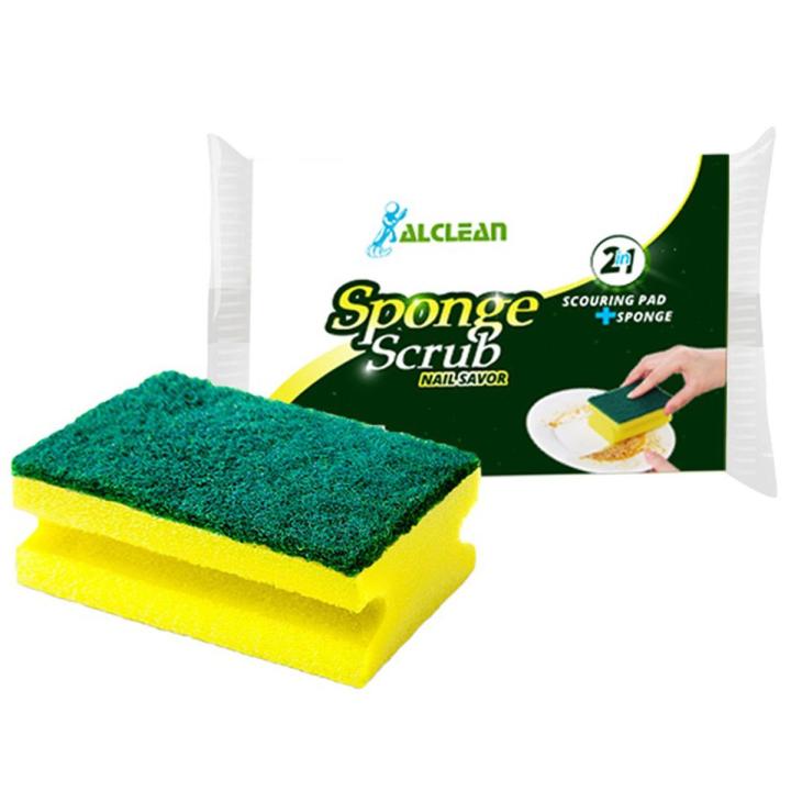 Sponge Scrub - Heavy Duty Scrub Sponges, For Washing Dishes and ...