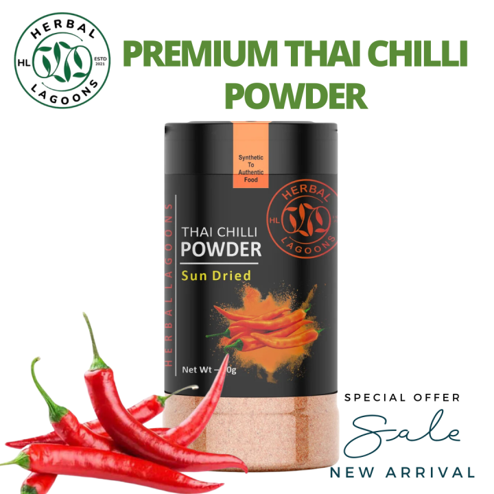 Herbal Lagoons - Premium Thai Chilli Powder - 70g | Daraz.pk