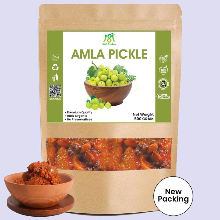 Gooseberry Pickle | Amla ka Achaar / Achar Ghar ka Achar - 500 Gram ...