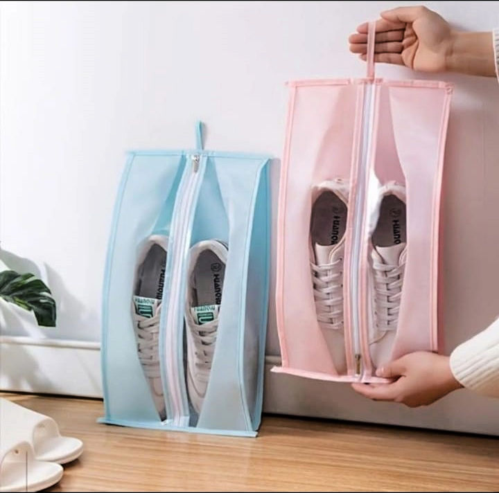 Pack of 5 Shoes Cover with Front Transparent | Daraz.pk