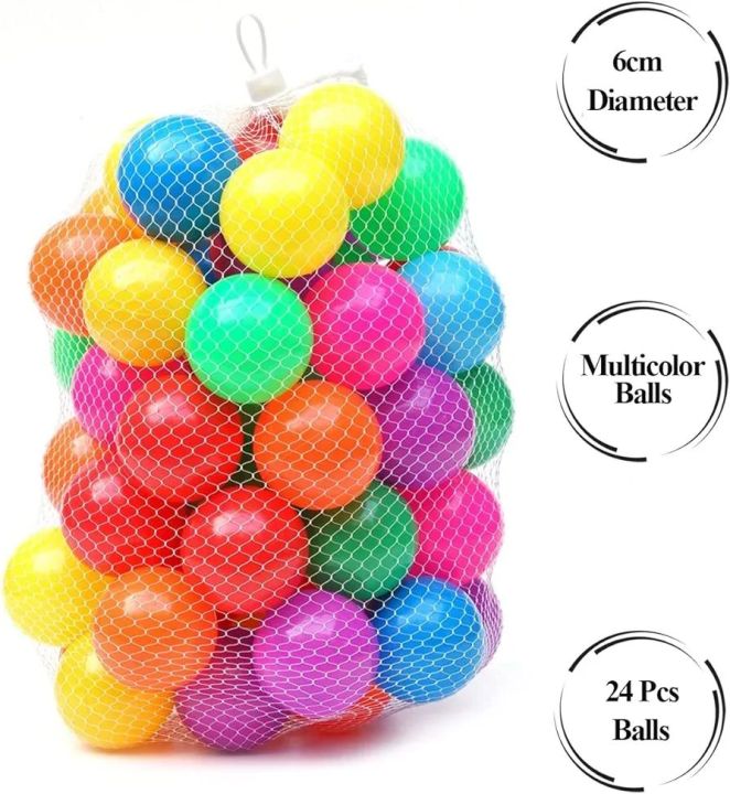 Pool plastic soft Ball 20\50\100 Pcs 6 cm Colorful Small Plastic Balls ...
