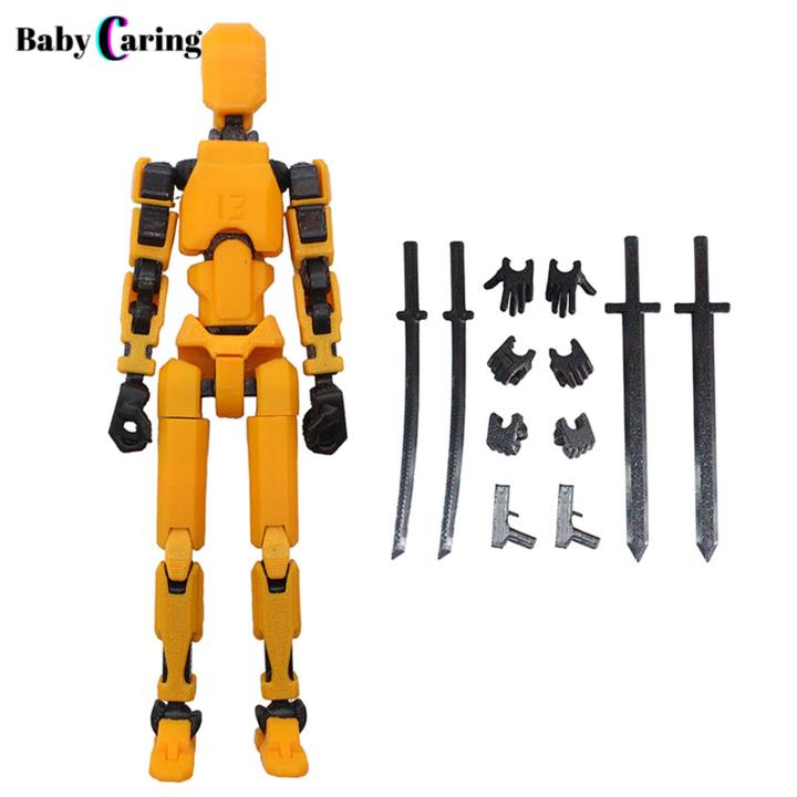 Customizable Action Figure 3d Printed Multi-jointed Robot Toy Figure ...