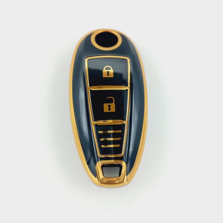 Suzuki Mehran Tpu Key Cover - Black Gold - | Daraz.pk