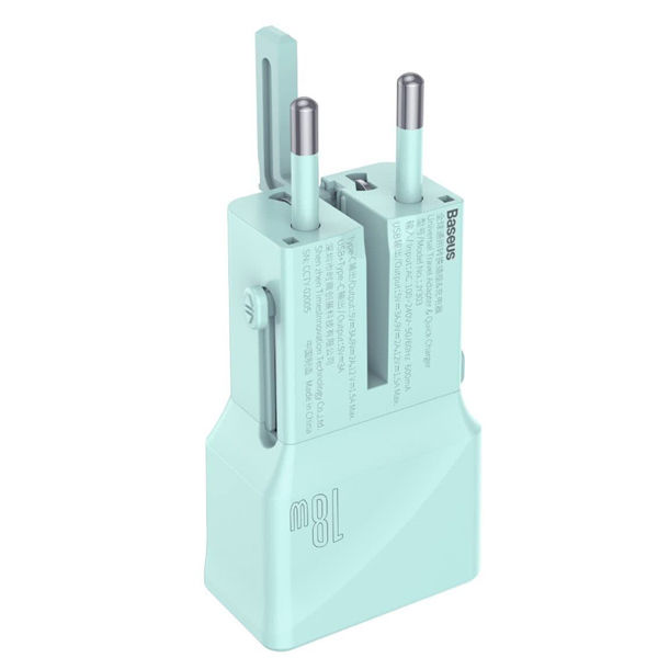 Baseus USB + Type-C Universal 18W Conversion Plug | Daraz.pk