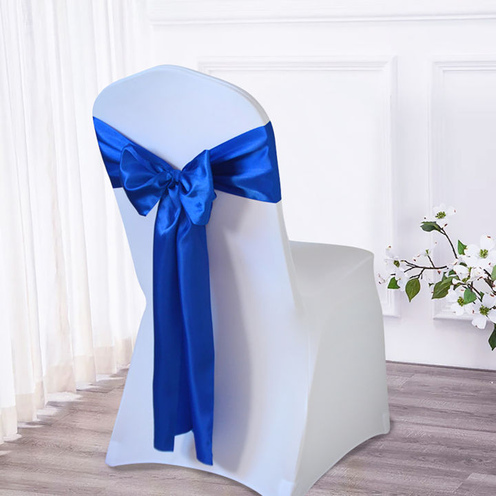 Ribbon Chair Bands Washable Wedding Banquet Ribbon Chair Bands | Daraz.pk