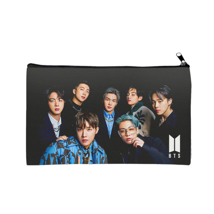 BTS Pencil Pouch For Girls (Digitally printed on Cloth) By Zezo | Daraz.pk
