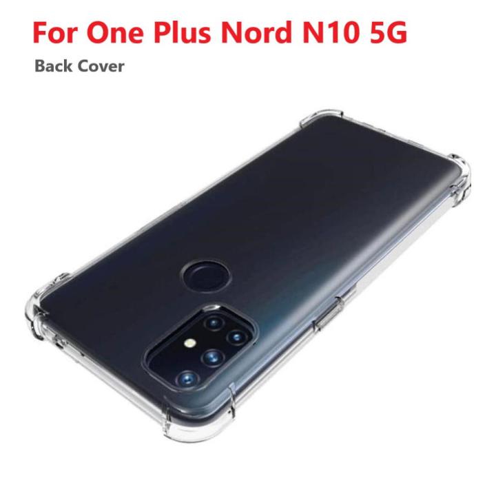 One Plus Nord N10 5G Back Cover Transparent Soft Bumper Clear 6D ...
