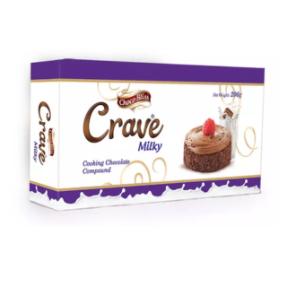 Choco Bliss Crave Milky Chocolate Compound – 200g of Creamy Milk ...