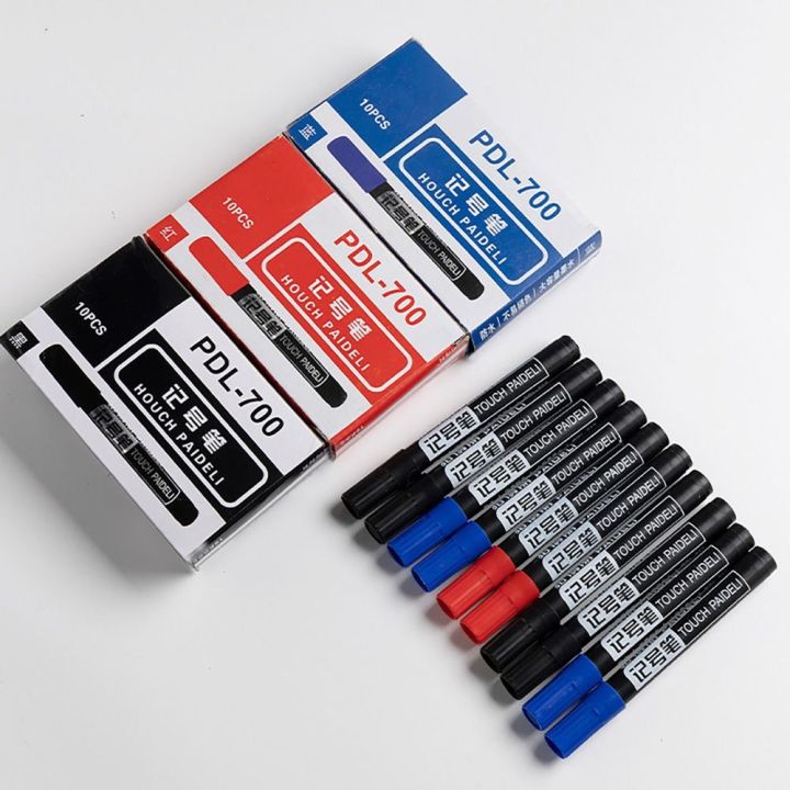 High Quality 1.5mm Crude Nib Permanent Marker Pen Quick-Dry Red Blue ...