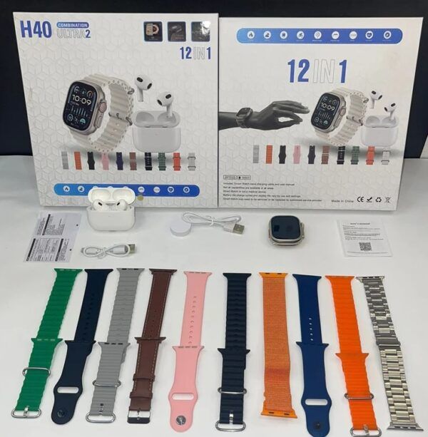 H40 ultra with 10 straps ,S10 Ultra , i20 Ultra, i50 Suit, i30 Pro, H60 ...