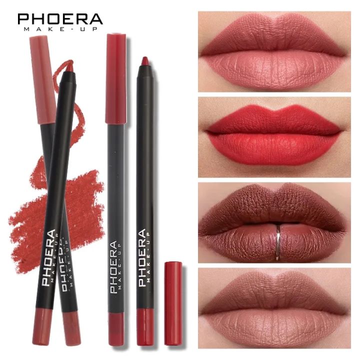 Lipliner Pencil Lip Makeup Lipstick Pencils Waterproof Lipliner Lady ...