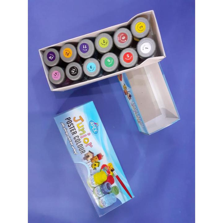 Apex Junior Poster Colors Paint for Kids Projects | Daraz.pk