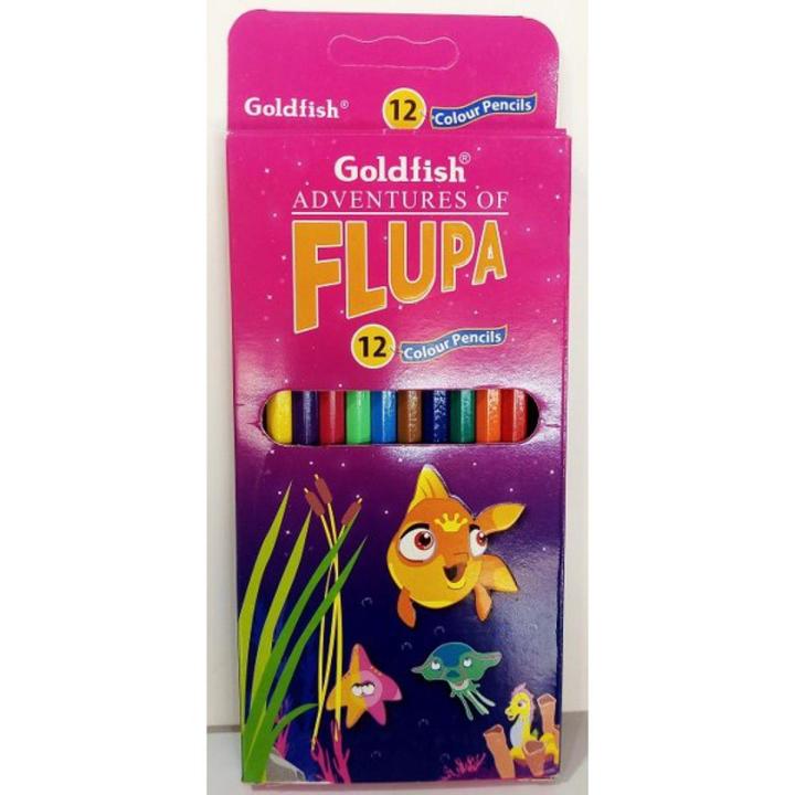 Goldfish Flupa Color Pencil 12Pcs Large | Daraz.pk
